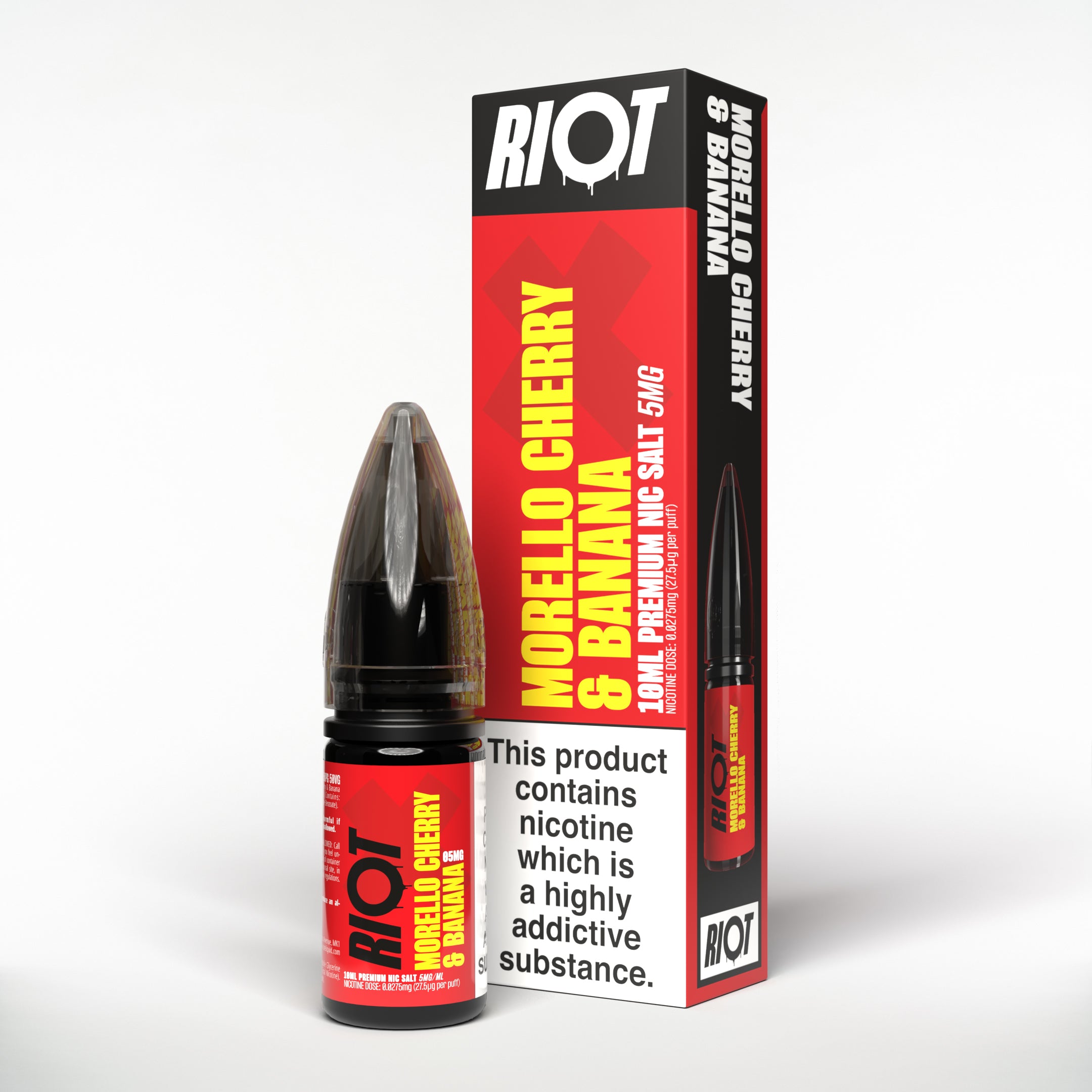 Riot X Morello Cherry & Banana – Elite Vape